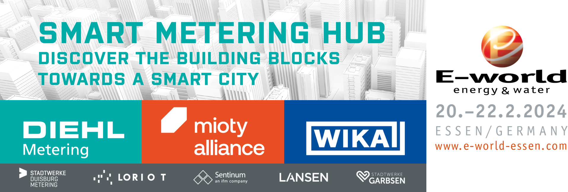 E-world 2024: The leading trade fair for the energy industry | Diehl Metering