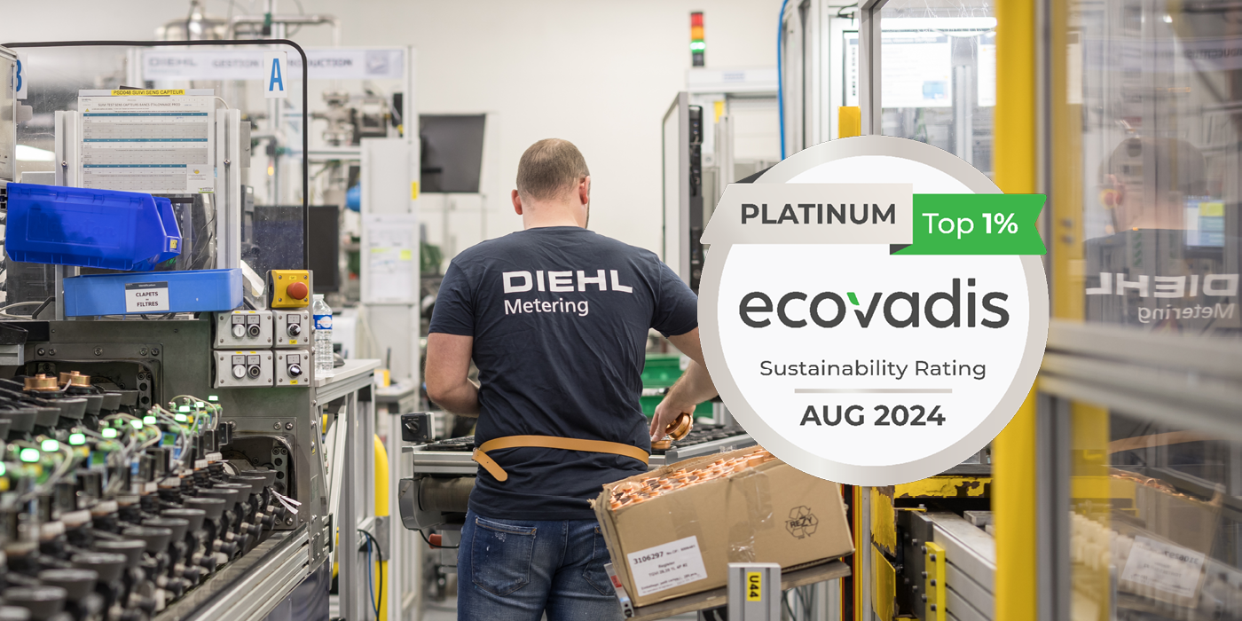 Diehl Metering SAS obtient la médaille Platinum EcoVadis 2024 | Diehl ...